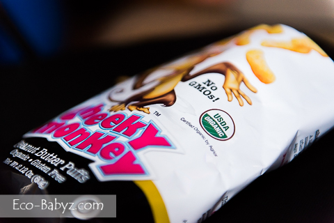 Eco-Babyz: Cheeky Monkey Organic Peanut Snacks Review & Giveaway