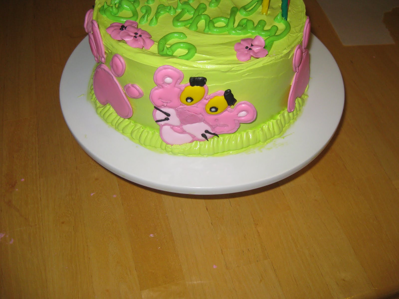 ChubbyHubbyCakes: Pink Panther cake