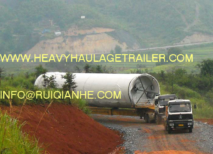 modular platform trailer: Heavy wind turbine and Windmill Blades for ...