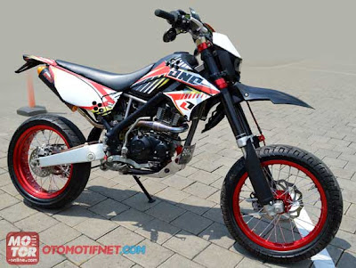 Modif Trail Kawasaki D-Tracker 150 Urban Supermoto - Oto Trendz