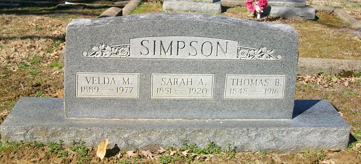 Western Kentucky Genealogy Blog: Tombstone Tuesday - Simpson Family
