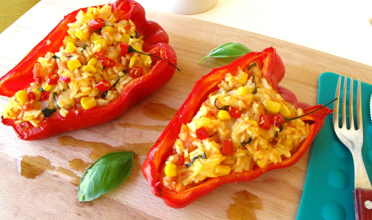 O Meu Tempero: Pimentos Vermelhos Recheados