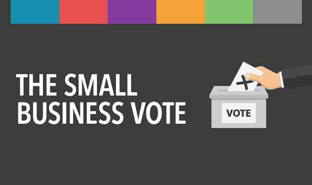 The Small Business Vote #infographic - Visualistan
