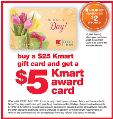 Extreme Couponing Mommy: KMart Gift Card Promotion