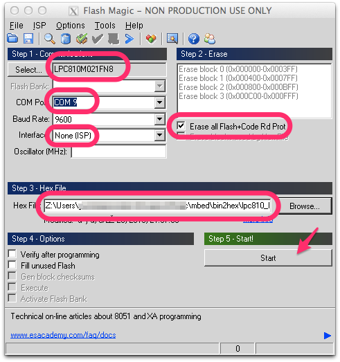 ImageWriter: LPC810をmbedでつかう。 LPC810 on mbed.
