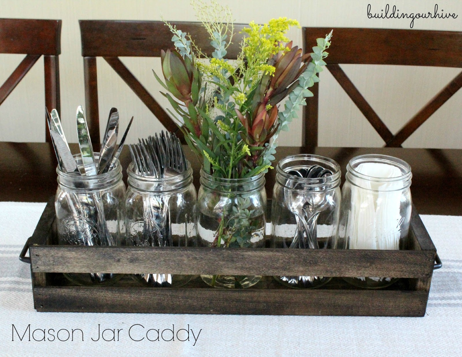 Mason Jar Caddy