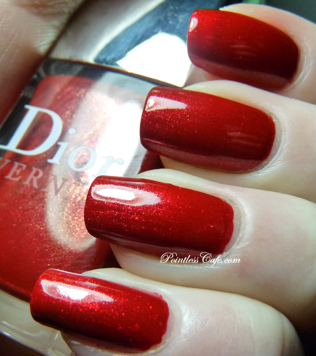 Nail of the Day: Dior Red Queen Satin # 842 | Pointless Cafe