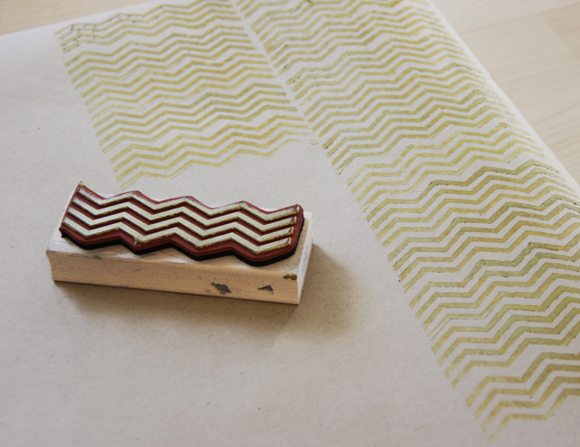 DIY: Stamped Wrapping Paper | conundrum