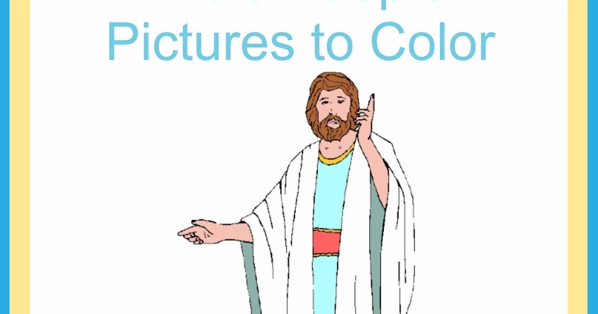 A to Z Bible People Pictures to Color | Bible Fun For Kids