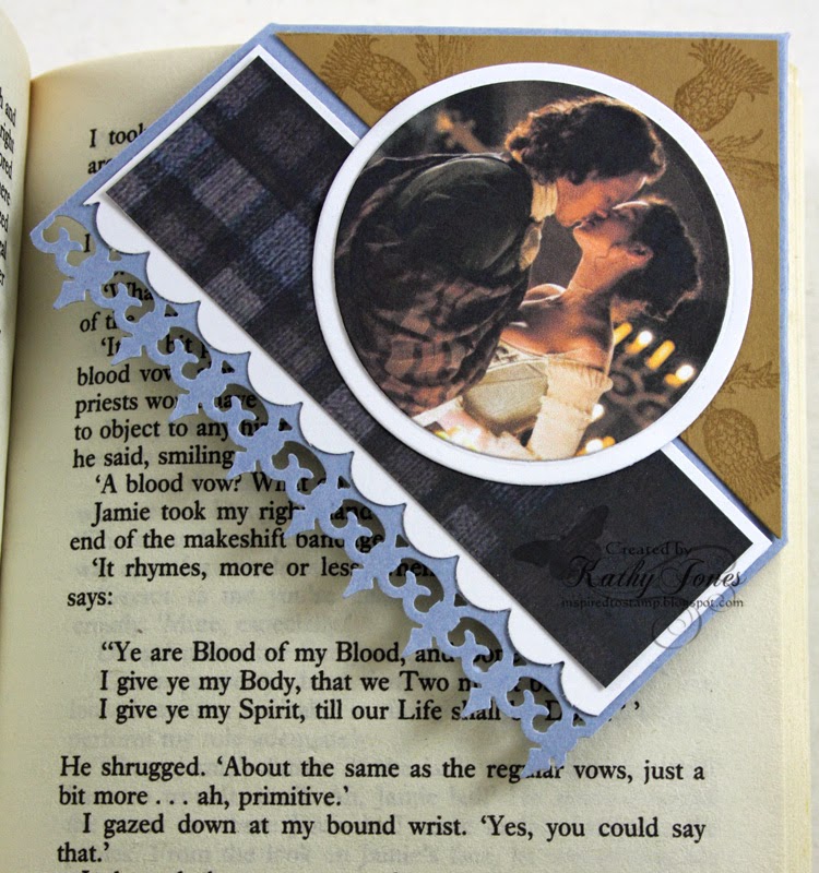 Inspired to Stamp: Outlander Bookmark