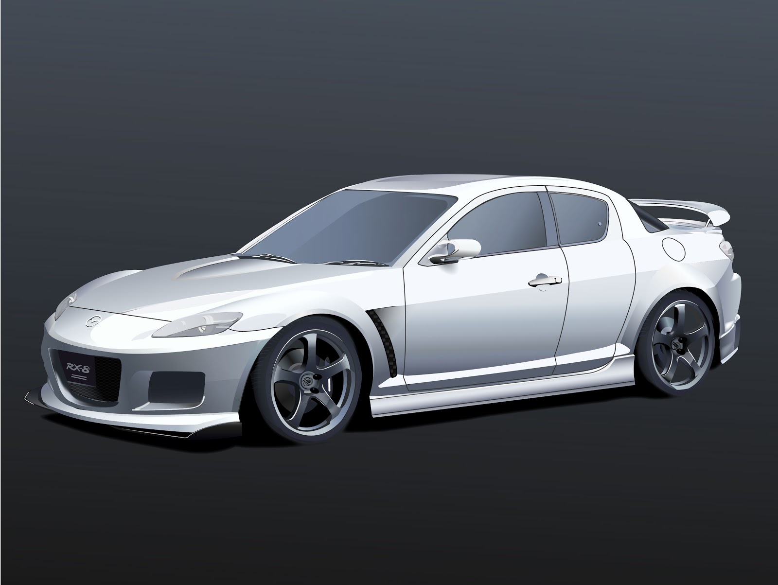 Richard Brimson Art Design and Illustration: Mazda RX-8 Vector