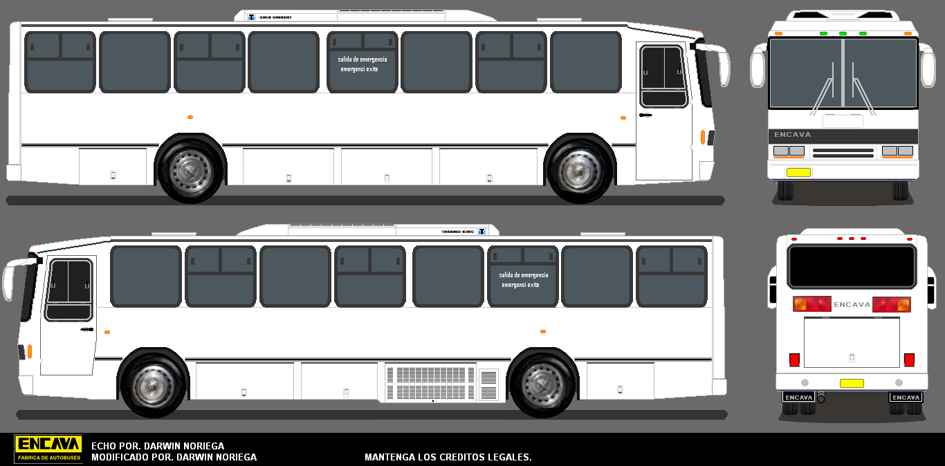Diseños Autobuses VNZLA: Encava E-2000-49A