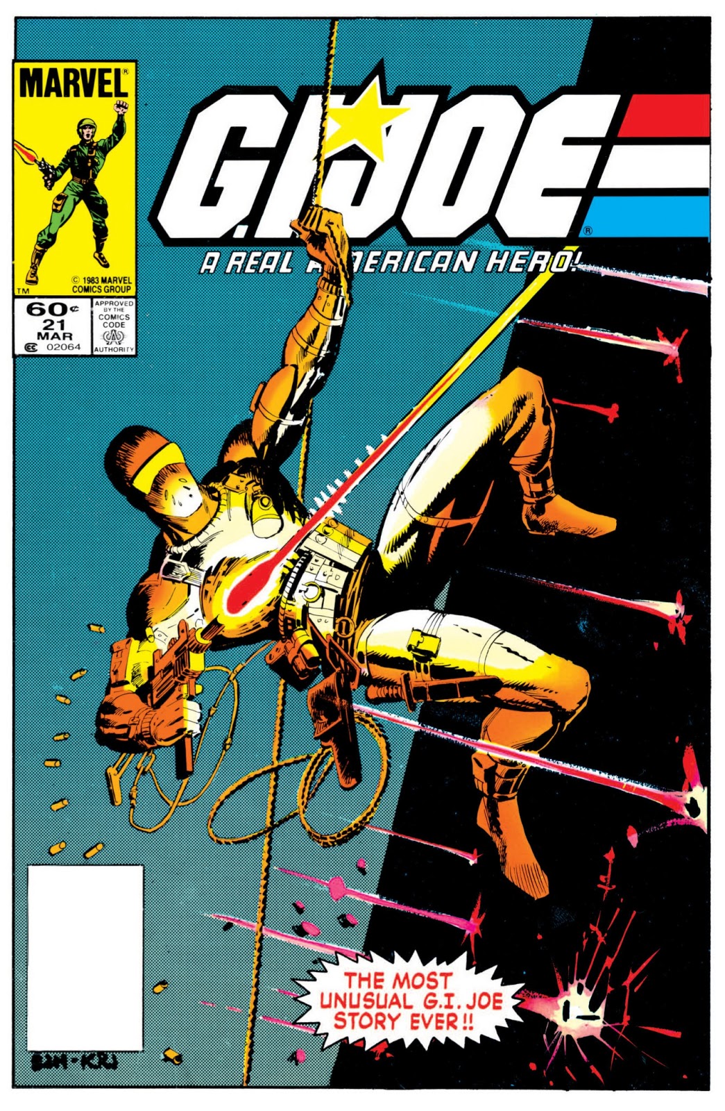 Marvel Comics of the 1980s: 1984 - G.I. Joe #21 "Silent Interlude"