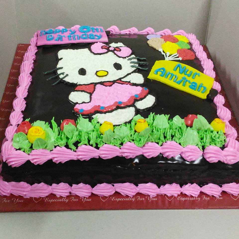AnnaBaked@Home: HELLO KITTY CHOCOLATE CAKE
