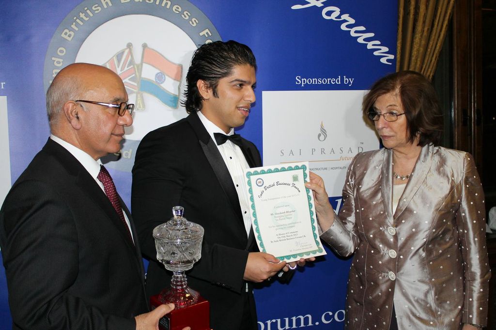 Sai Prasad Group: Shashank Bhapkar honored at IBBF in London Parliament