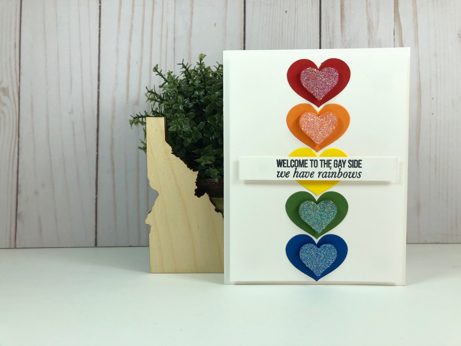 Inking Idaho: Love Wins Rainbow Cards