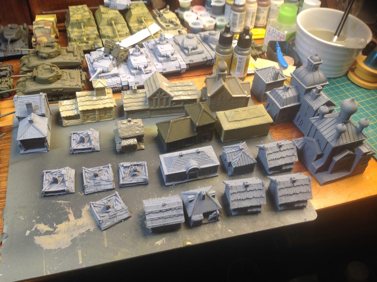 A Question Of Scale: A Wargaming Work In Progress: Terrain & Buildings ...