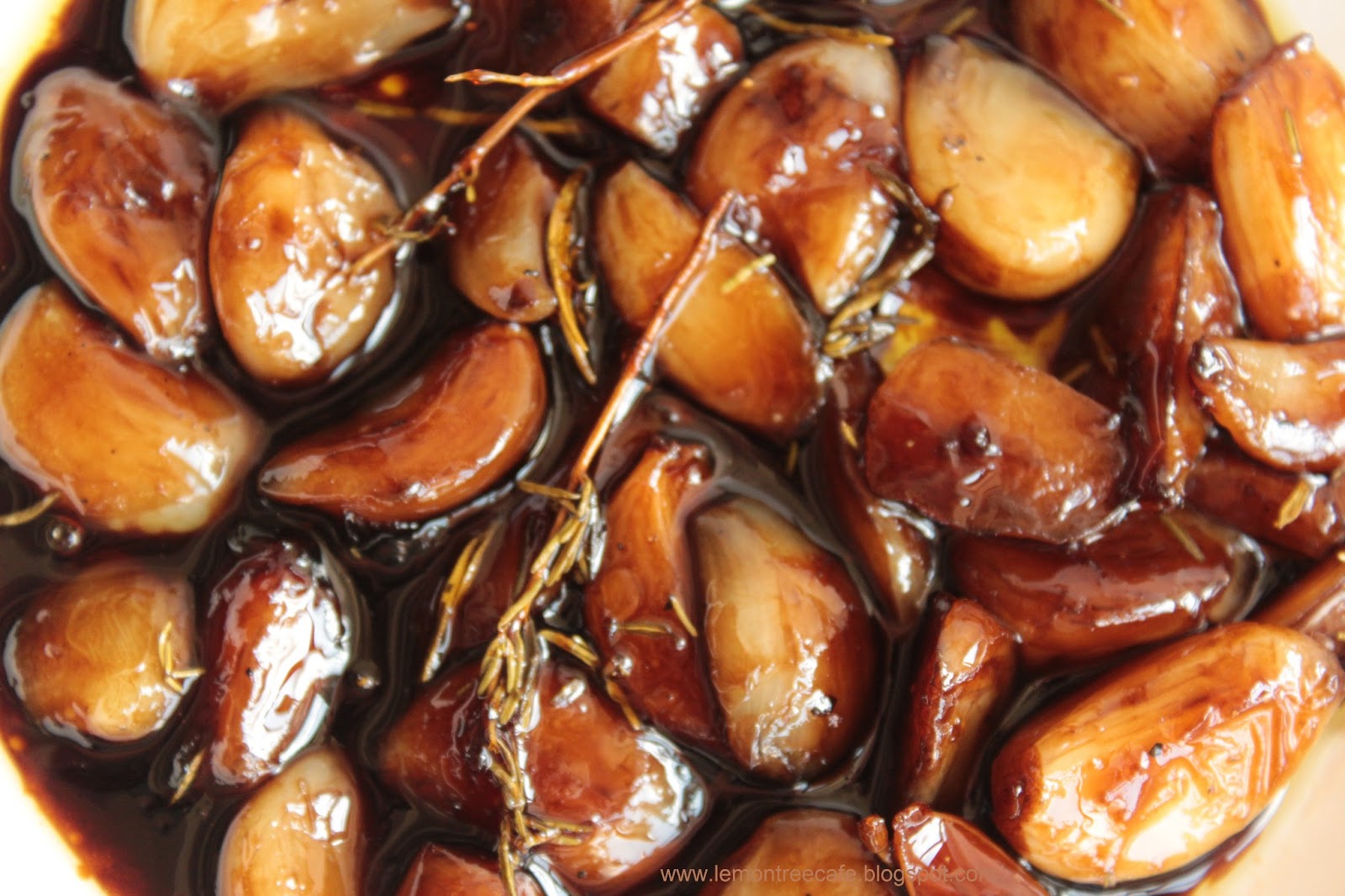 a lemon tree cafe: karmelizowany czosnek - caramelized garlic