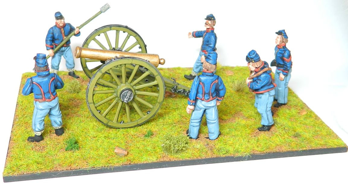 MacPhee's Miniature Men: 40mm ACW Gun and Generals