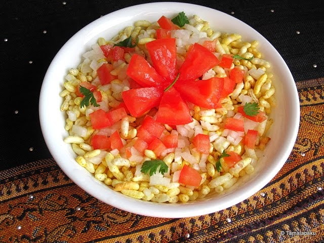 Masala Borugulu ~ Spicy Puffed Rice ~ Tamalapaku