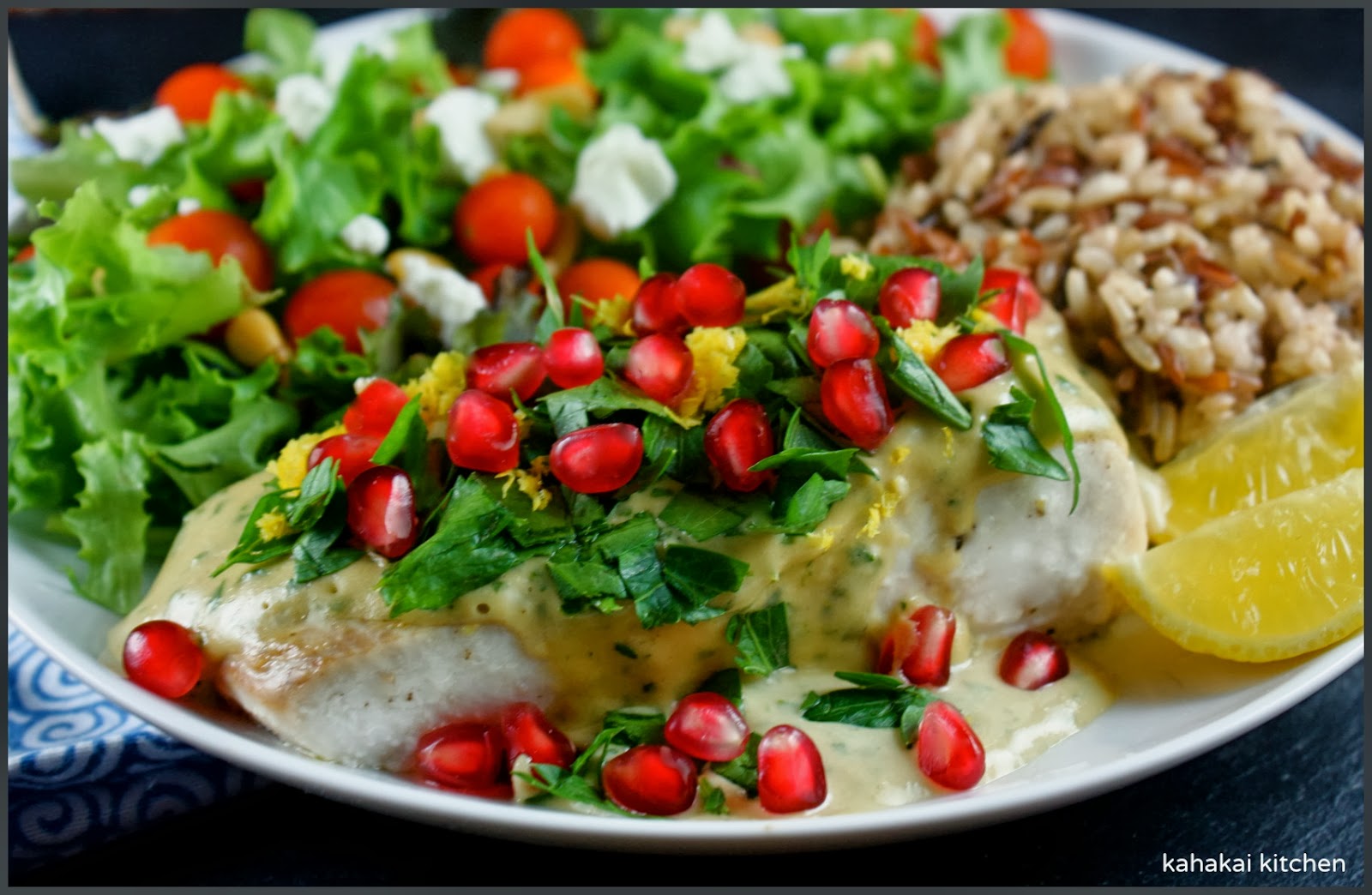 Kahakai Kitchen: Pan-Roasted Monchong with Green Tahini Sauce ...