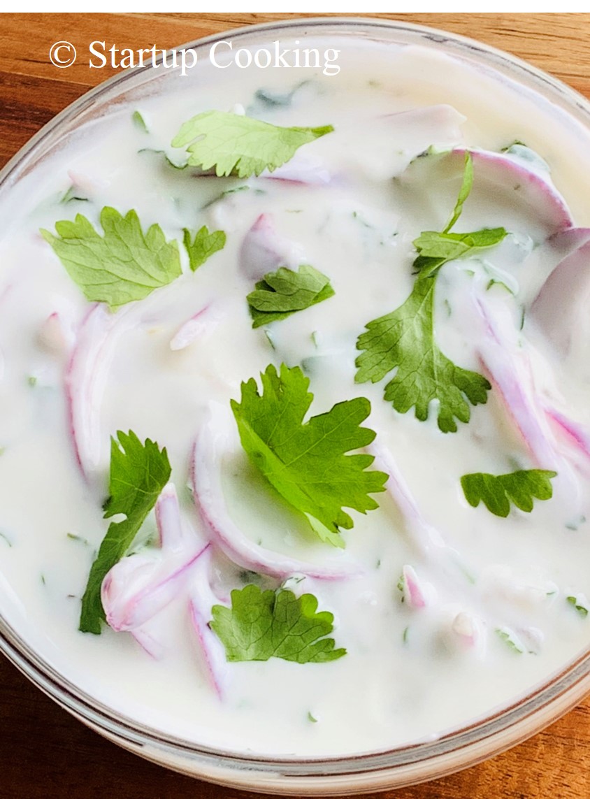 ONION RAITHA RECIPE | THAYIR PACHADI | ONION RAITHA FOR BIRYANI ...