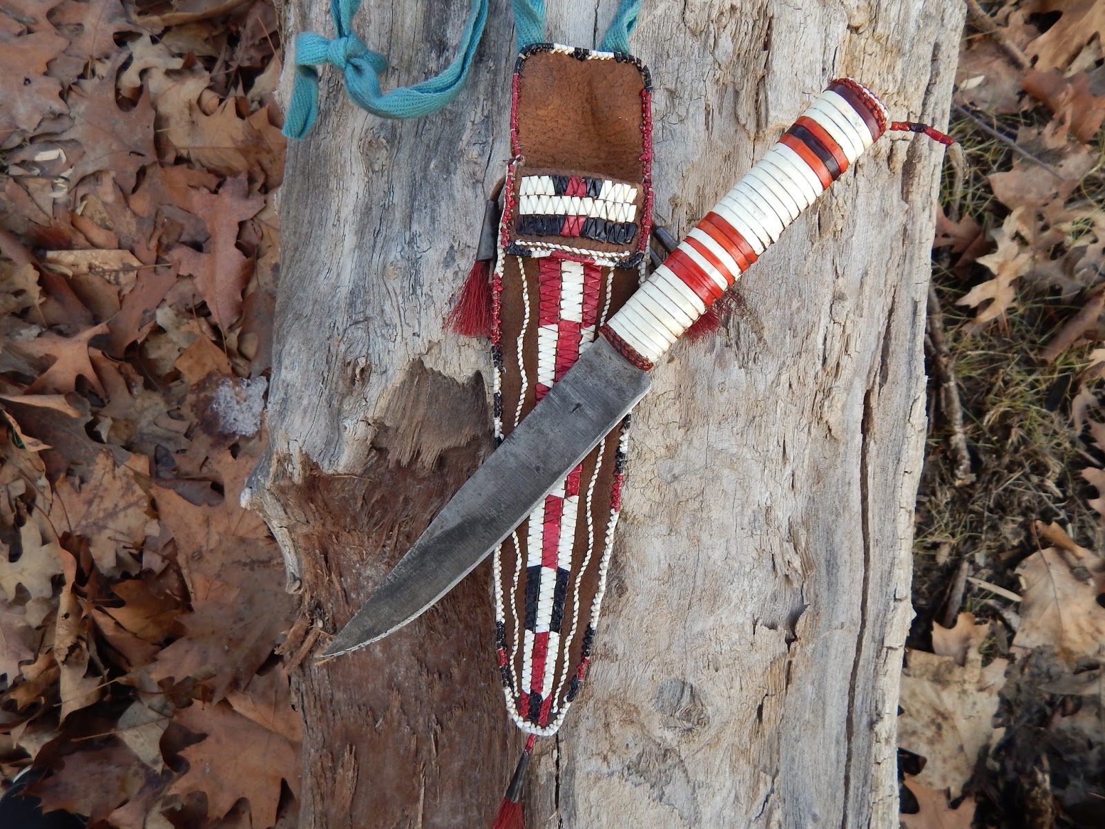 Contemporary Makers: Quilled Knife and Sheath by James Blake