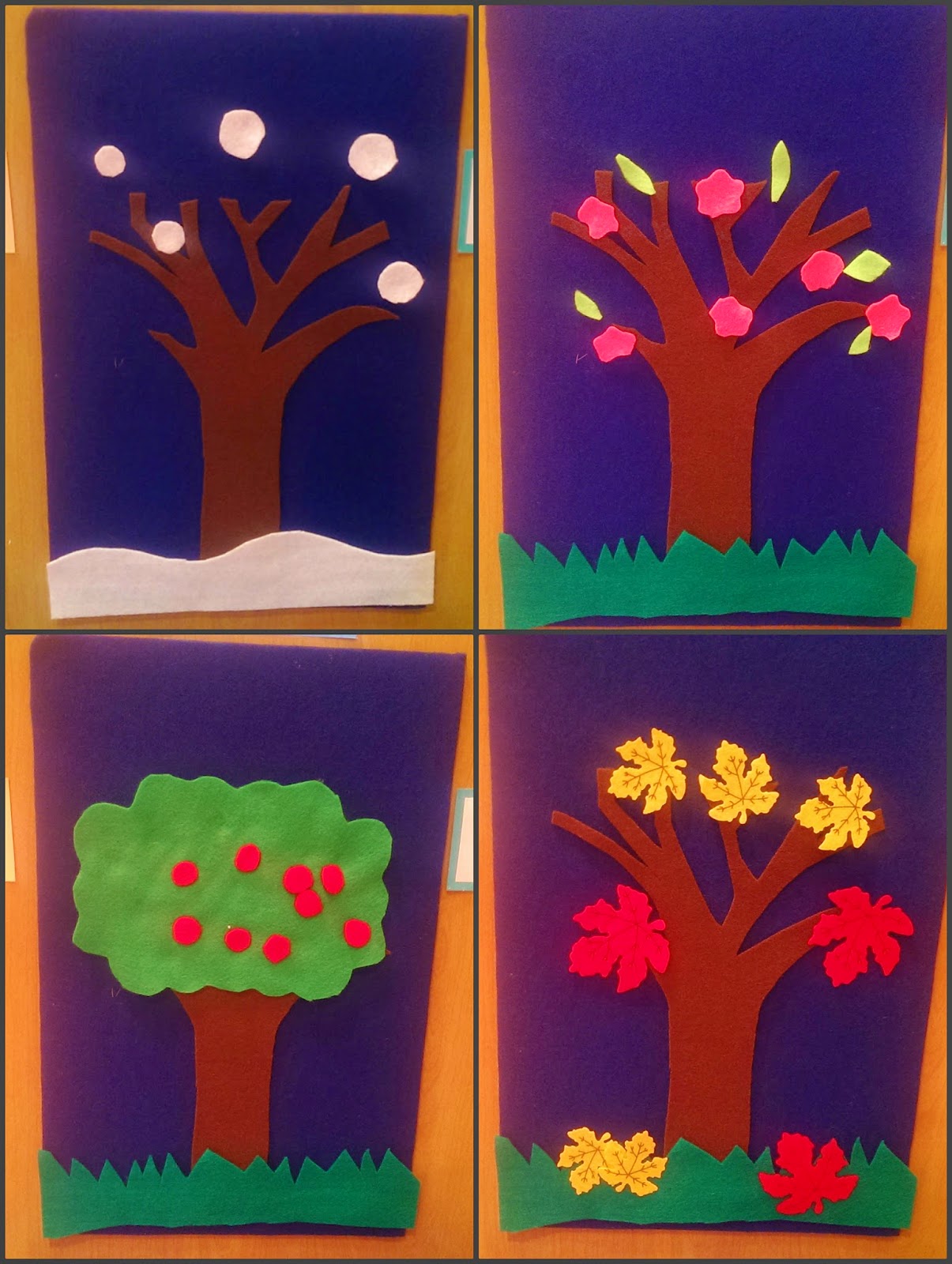 hands & heart learning: Felt Season Tree