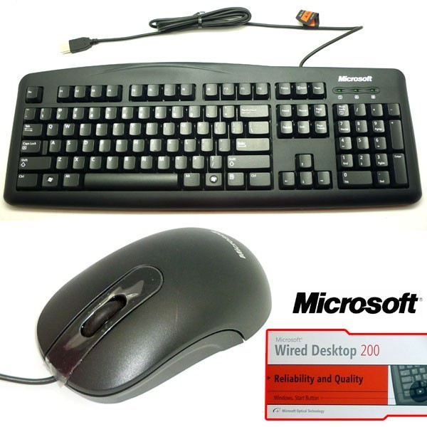 Online Store Accessories Computer: Keyboard + Mouse MICROSOFT WIRED ...