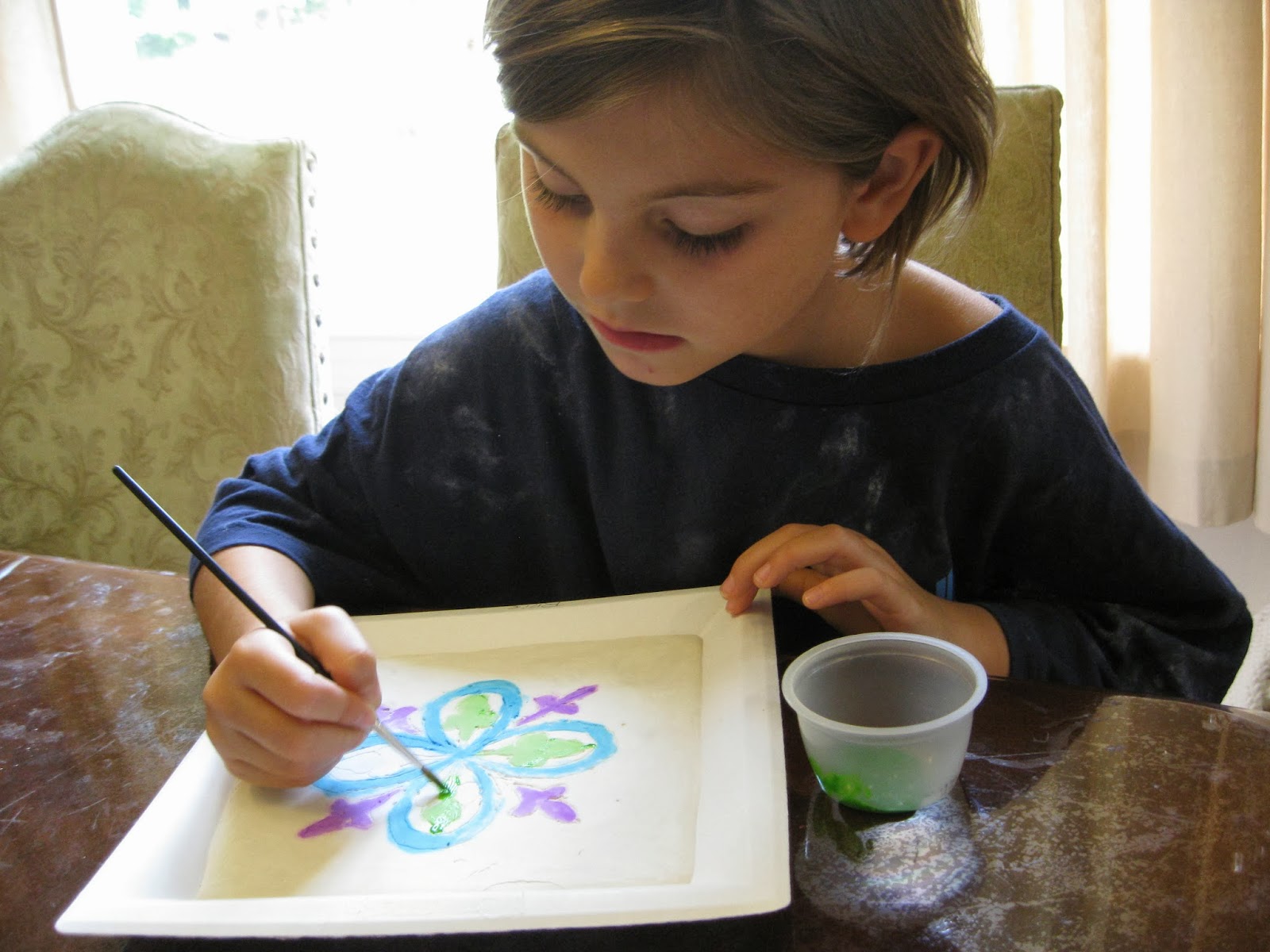 Solagratiamom: Year 2 Week 6 - Fresco and Perspective Art Projects