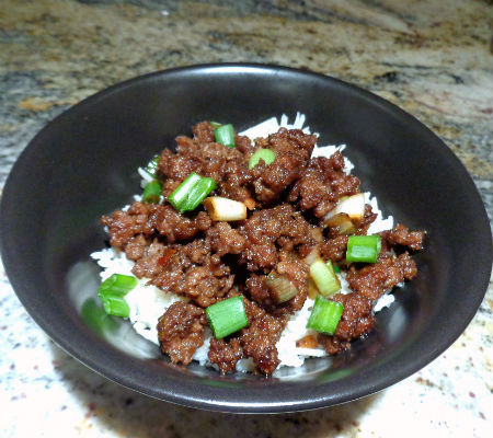 One Perfect Bite: 15 Minute Korean-Style Rice Bowls with Beef or Mushrooms