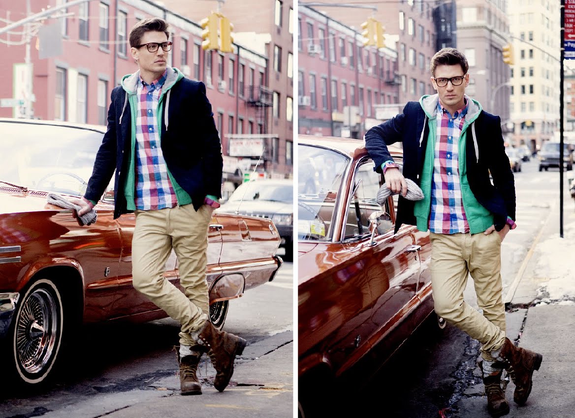 my new plaid pants: Good Morning, Gratuitous Jon Prescott