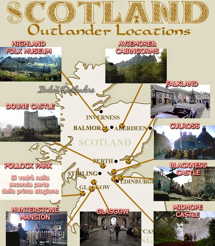 I luoghi di Outlanders ~ Outlander - La serie di Diana Gabaldon