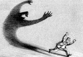 Everyday Idioms!!!: Afraid of One's Own Shadow