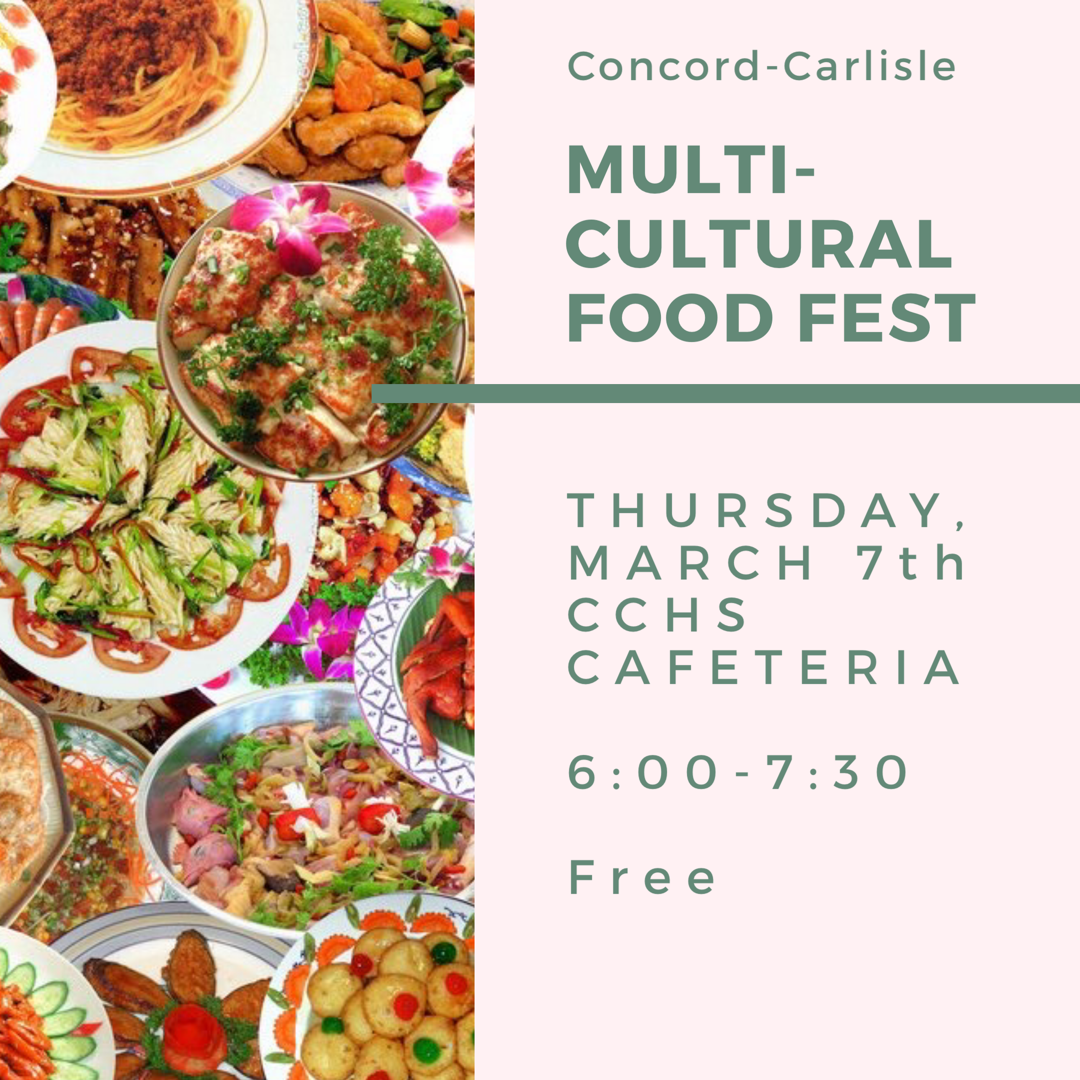 CCHS Principal's Blog: Multi-Cultural Food Festival, METCO Advocacy ...