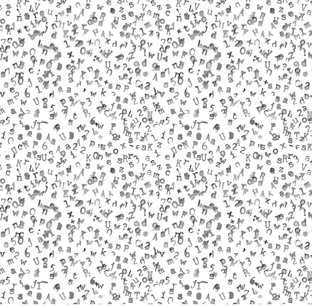 365 Days of Pattern: Static Letters: Vector Repeat