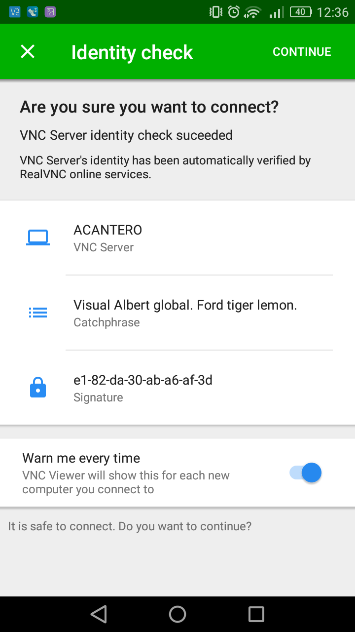 VNC Server - VNC Viewer Android ~ Sistemas Operativos en Red