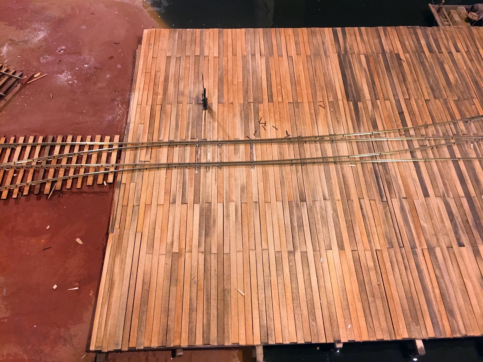 USMRR Aquia Line and other Model Railroad Adventures: Wharf Tracks and Wye