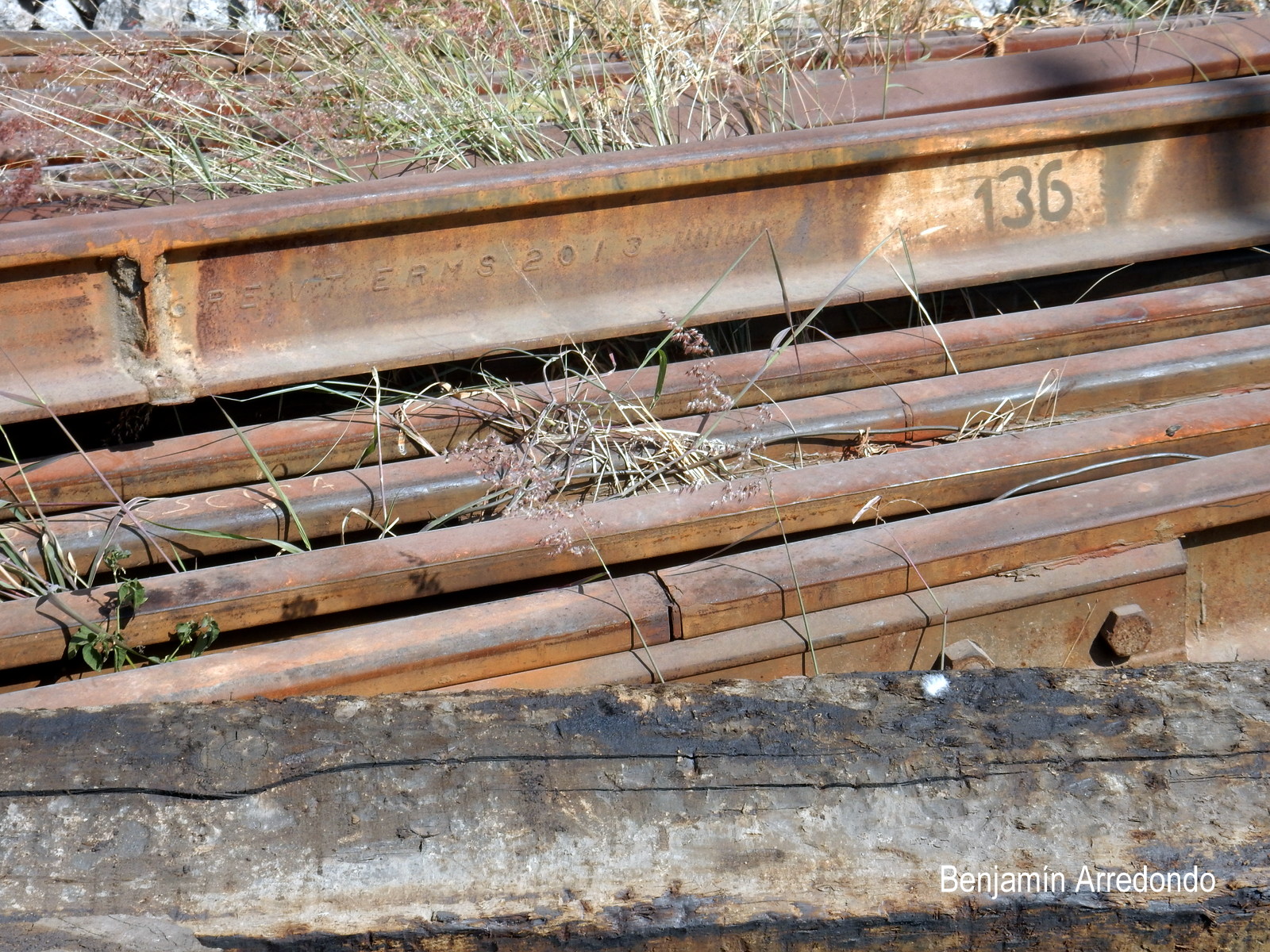El Bable: Las curiosas marcas que los rieles del ferrocarril tienen