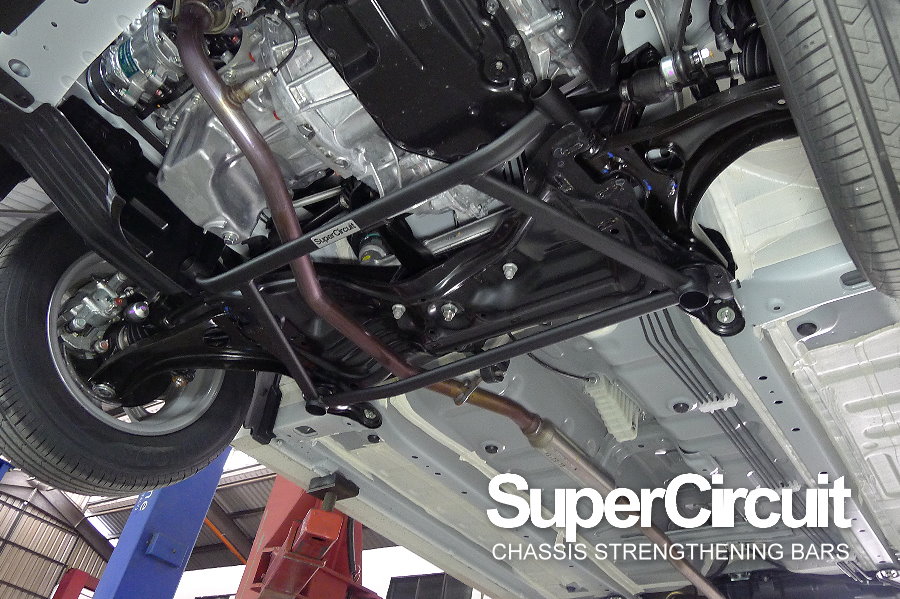 SUPERCIRCUIT CHASSIS STRENGTHENING BARS: Perodua Axia FL Front Lower ...