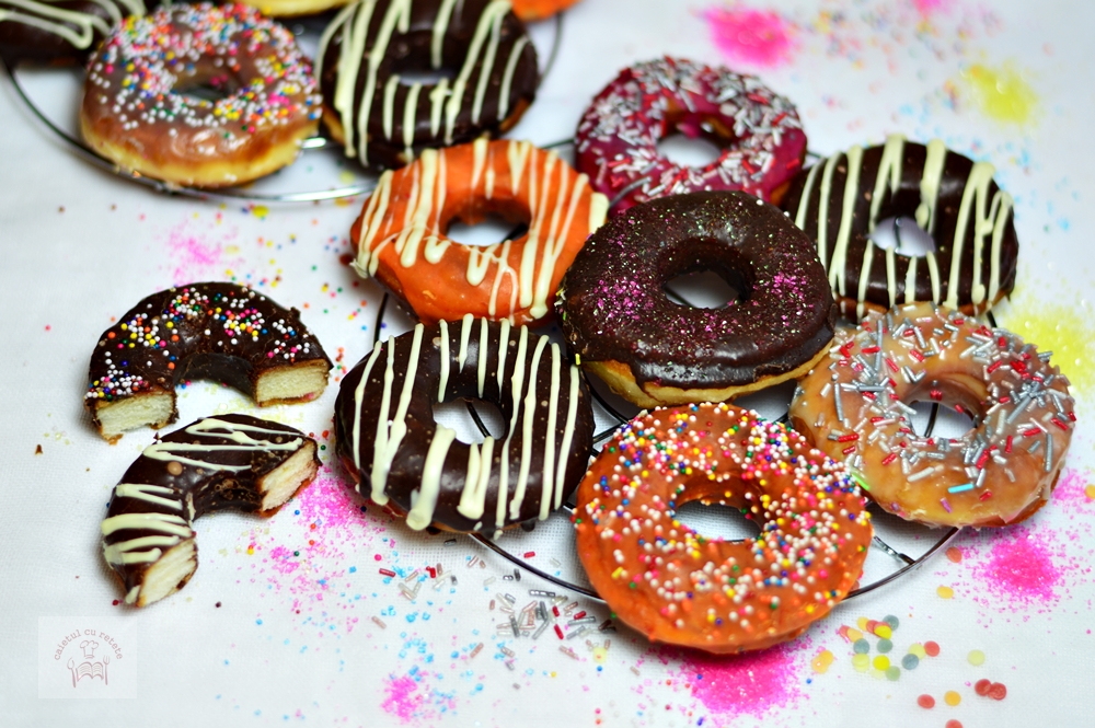 Gogosi americane cu ciocolata - CAIETUL CU RETETE