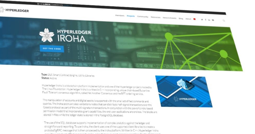 Hyperledger Iroha 1.0 is now Generally Available