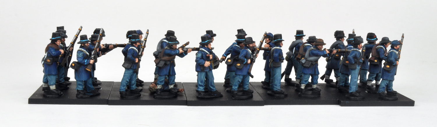 The Guns Of April: The 7th Wisconsin in firing line.