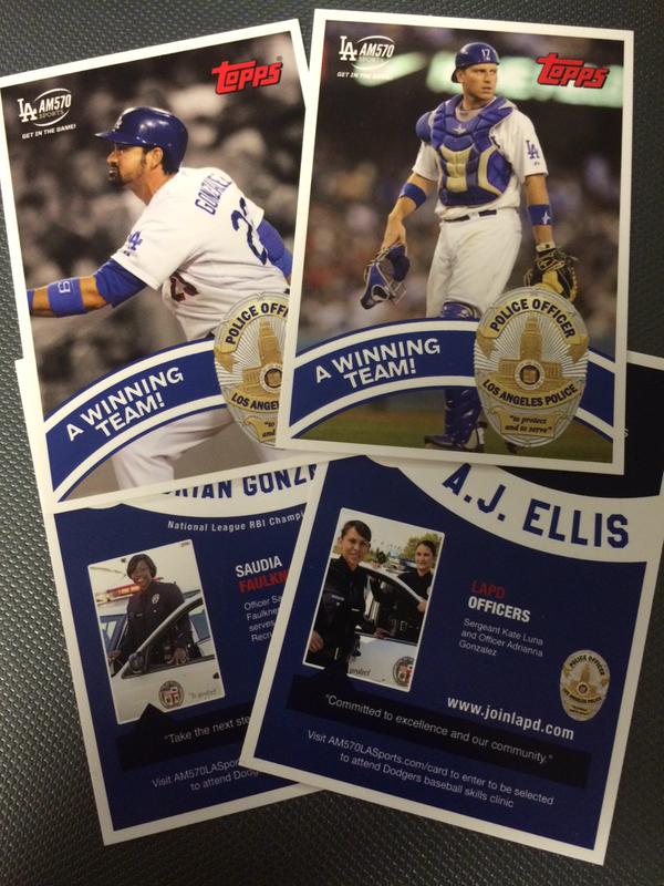 Dodgers Blue Heaven: A Brief Look at the 2015 LAPD Dodger Baseball Cards