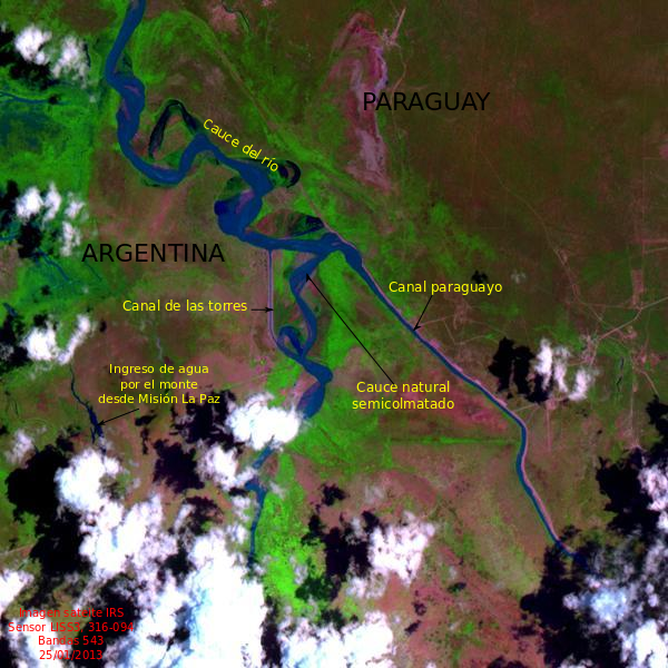 Monitoreo Ambiental de la Cuenca del Río Pilcomayo: Ingreso de agua ...