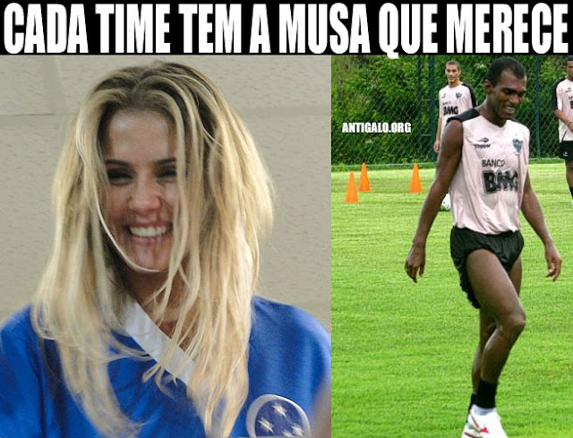 Cruzeiro e Peitos: Cada clube tem a musa que merece