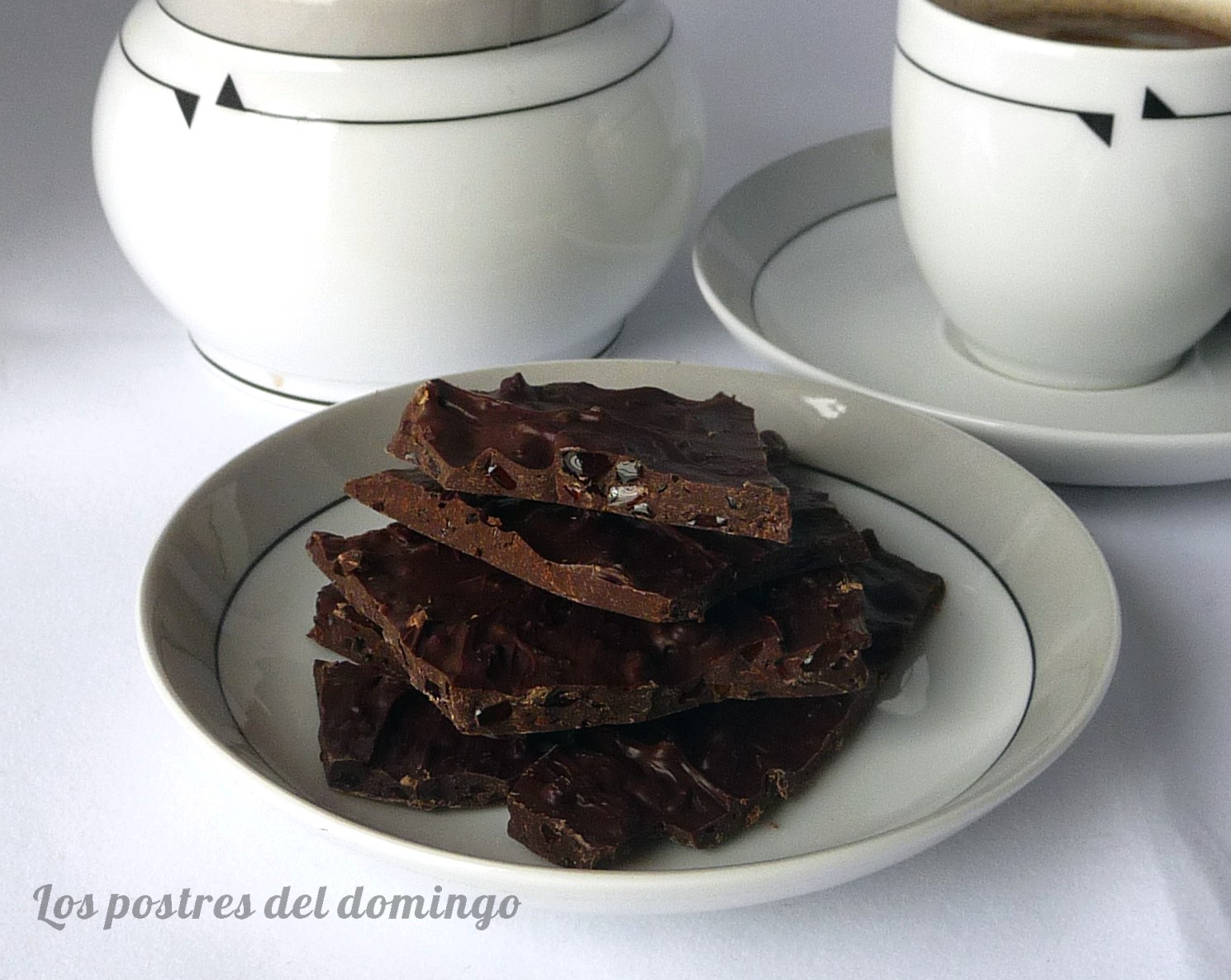 Los Postres del Domingo: Chocolate con caramelo crujiente