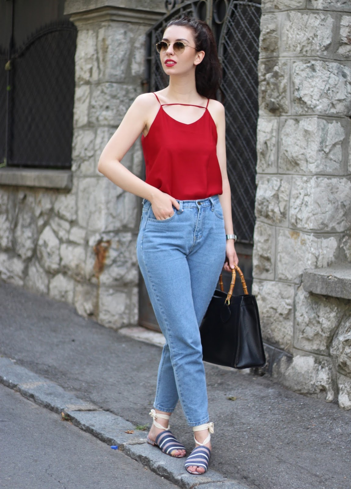 Red cami | BEAUTY FINE PRINT