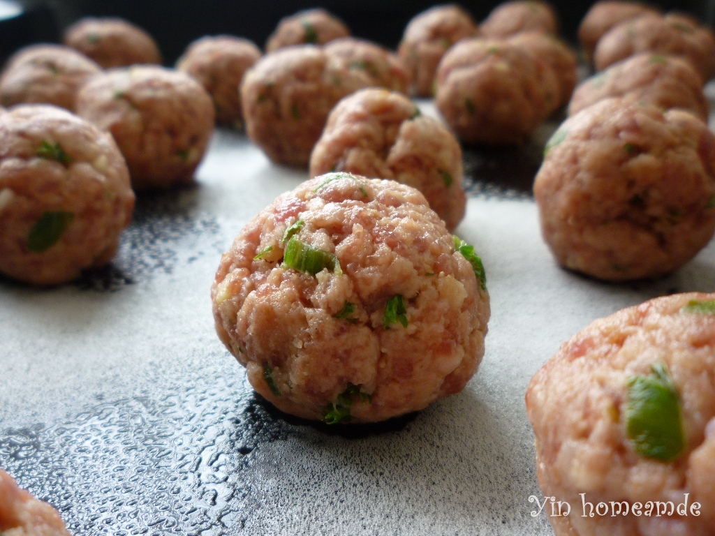 Yin's homemade 盈盈巧手: Satay Beef balls 沙嗲牛肉丸