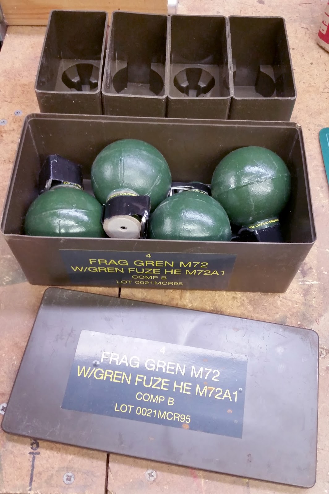 Central War Gaming: Transporting and Storing Grenades